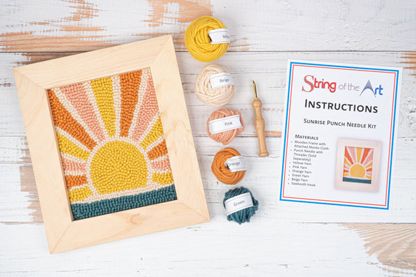 Sunrise Punch Needle Kit - String of the Art